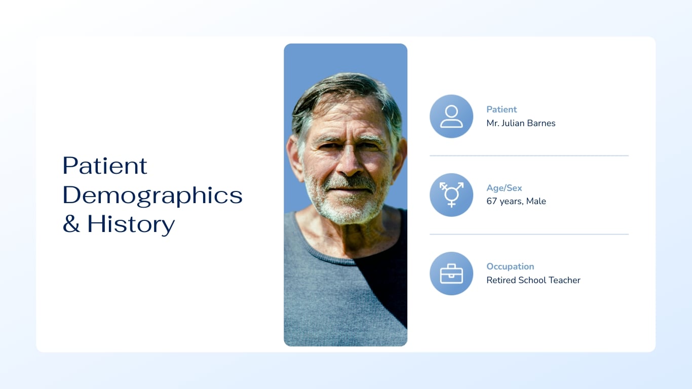 Pneumonia ICU Patient Presentation Template | Visme