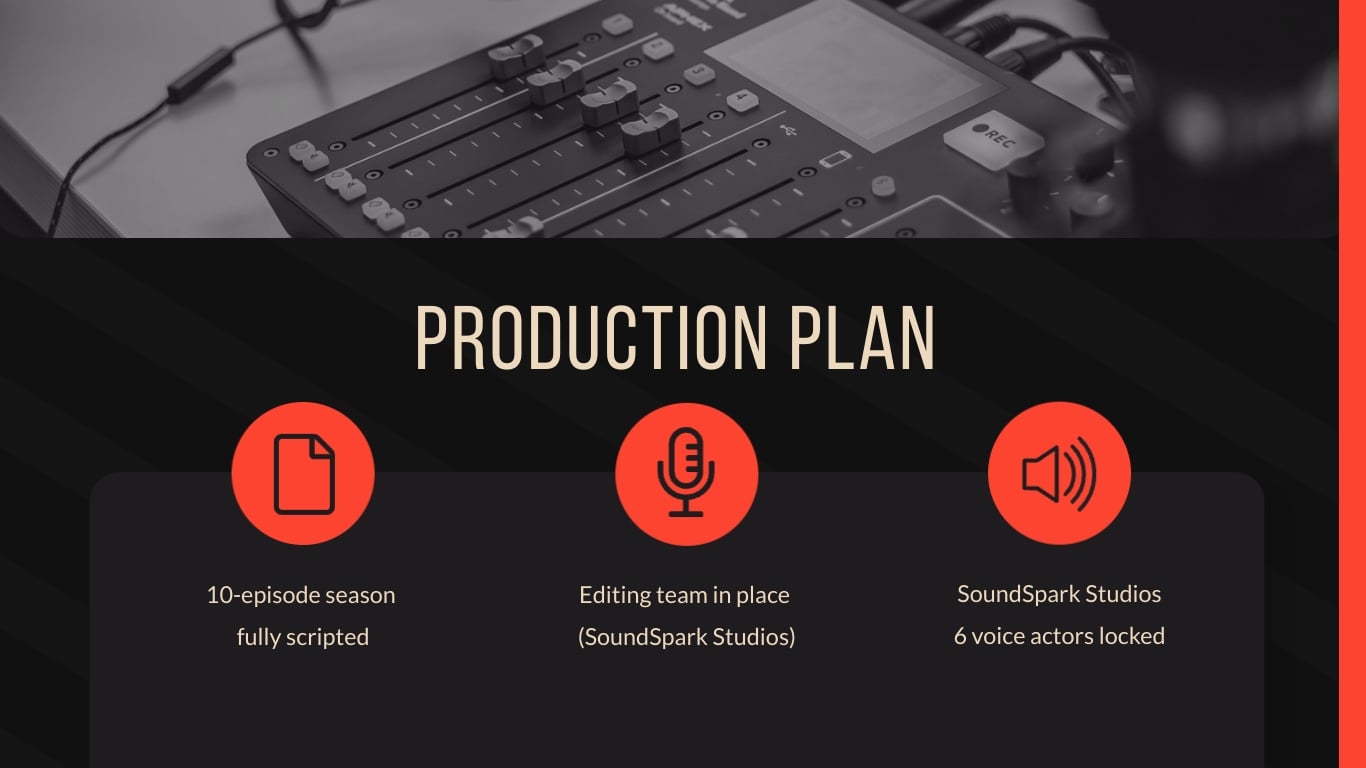 Podcast Pitch Deck Template | Visme