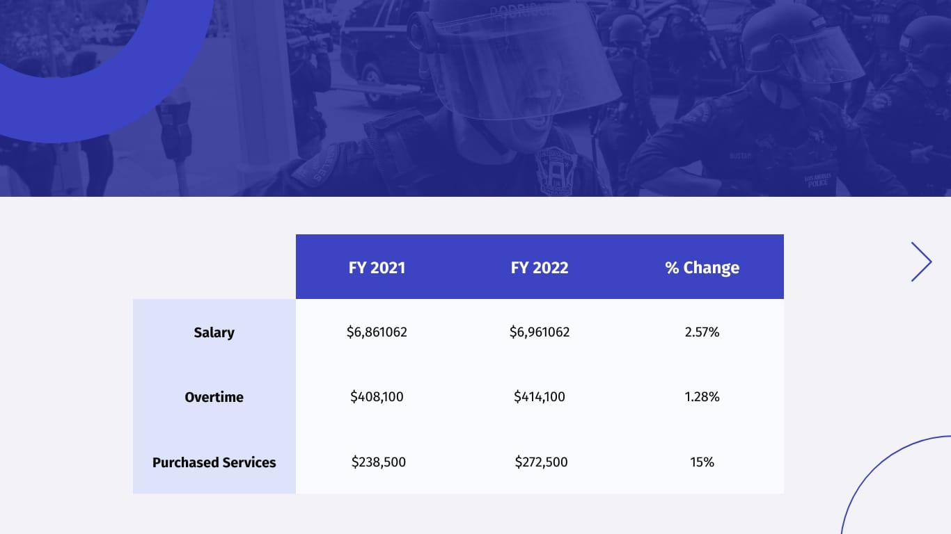 Police Department Budget Presentation Template | Visme