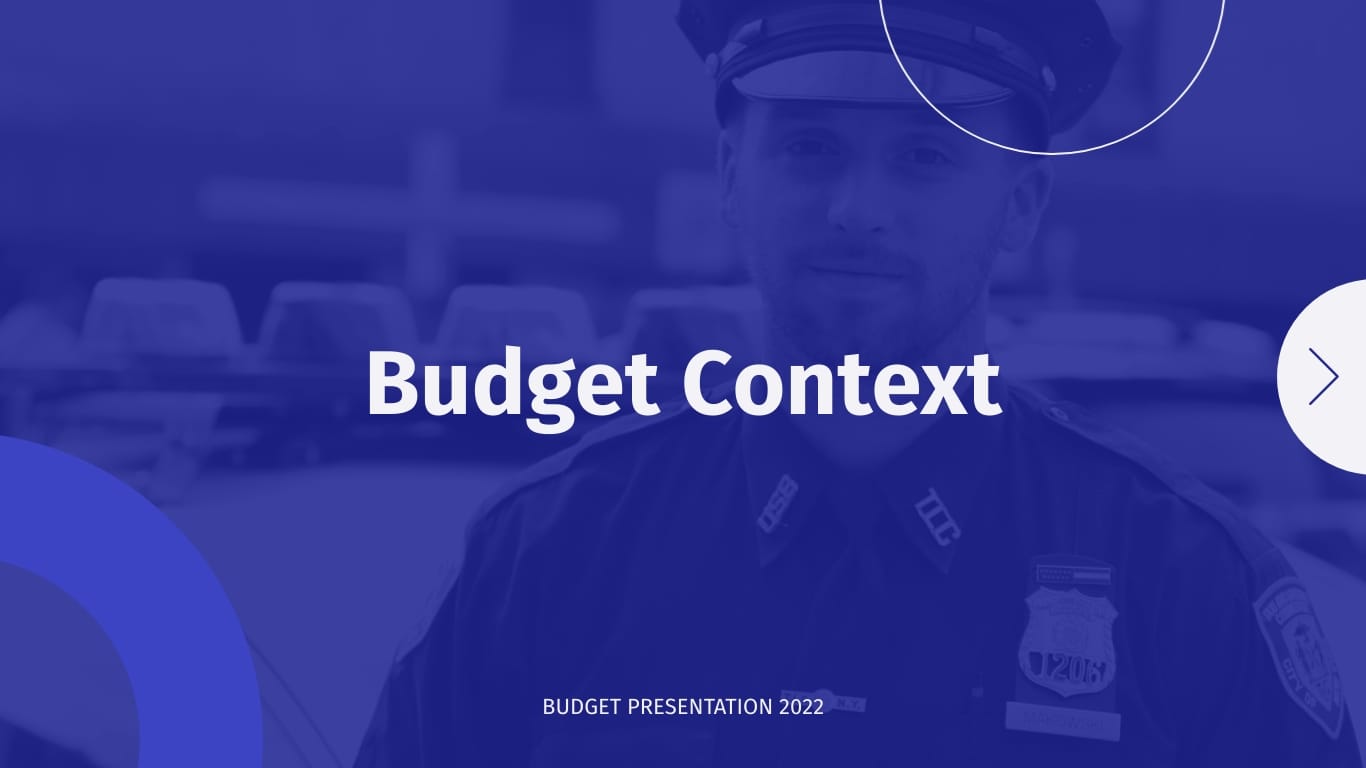 Police Department Budget Presentation Template | Visme
