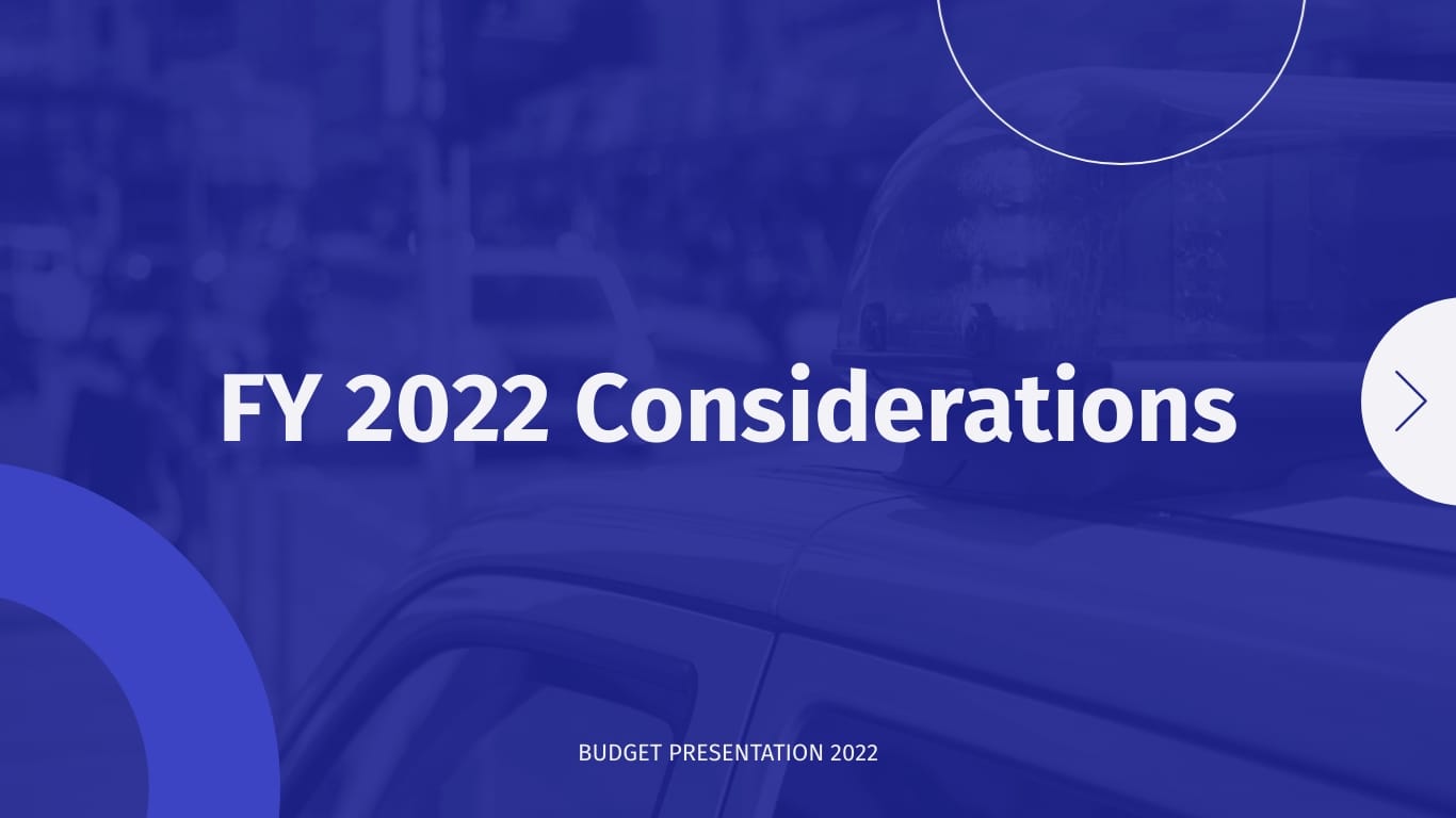 Police Department Budget Presentation Template | Visme