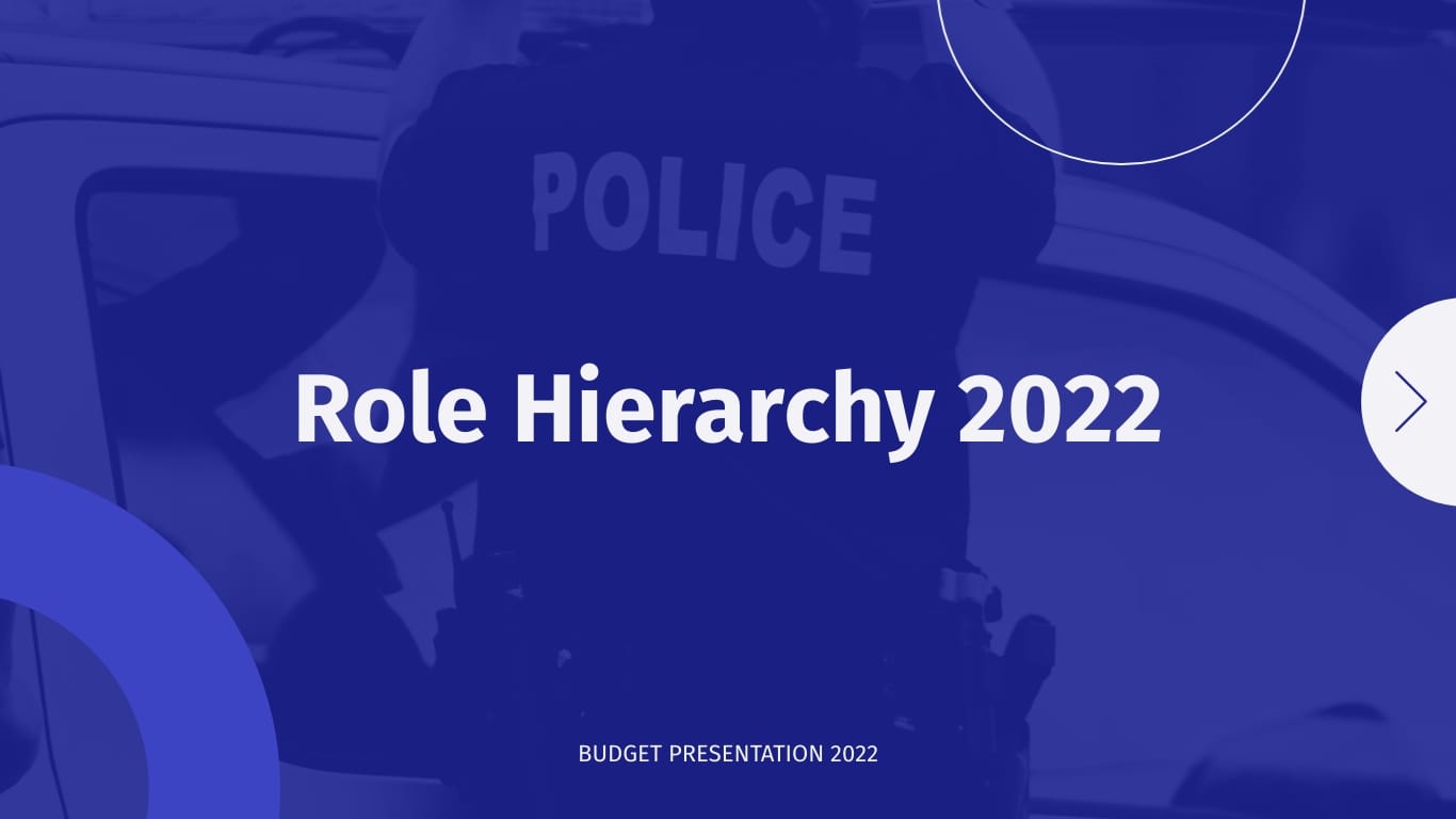 Police Department Budget Presentation Template | Visme