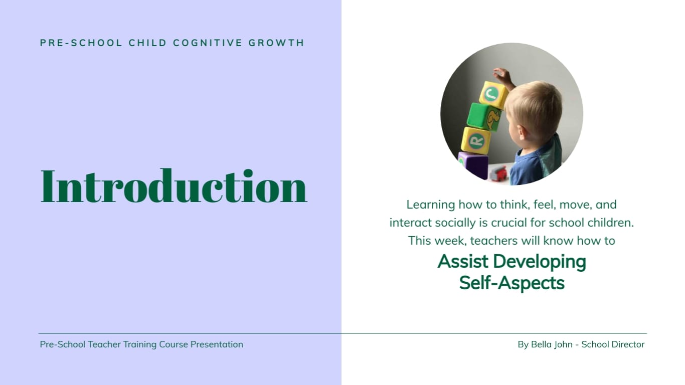 Pre-School Teacher Training Course Template | Visme