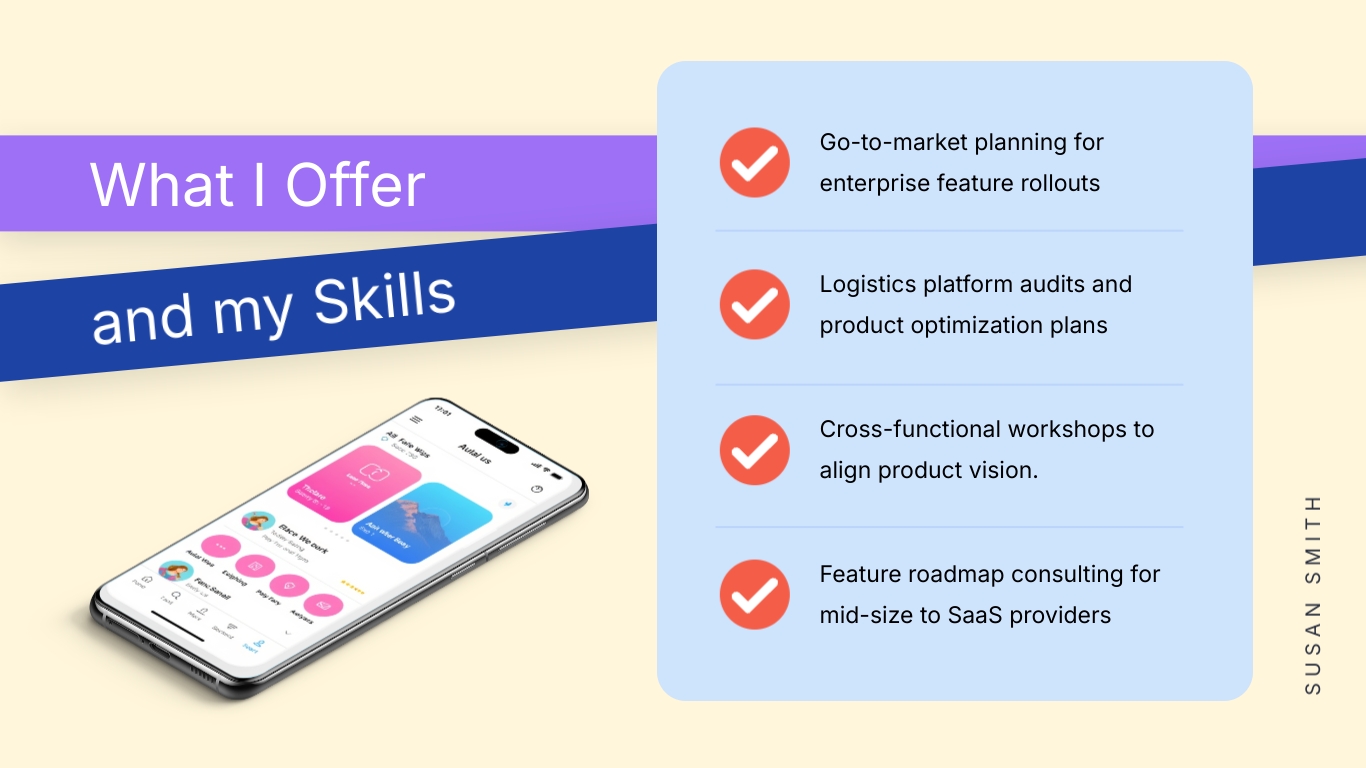 Product Management Portfolio Presentation Template | Visme