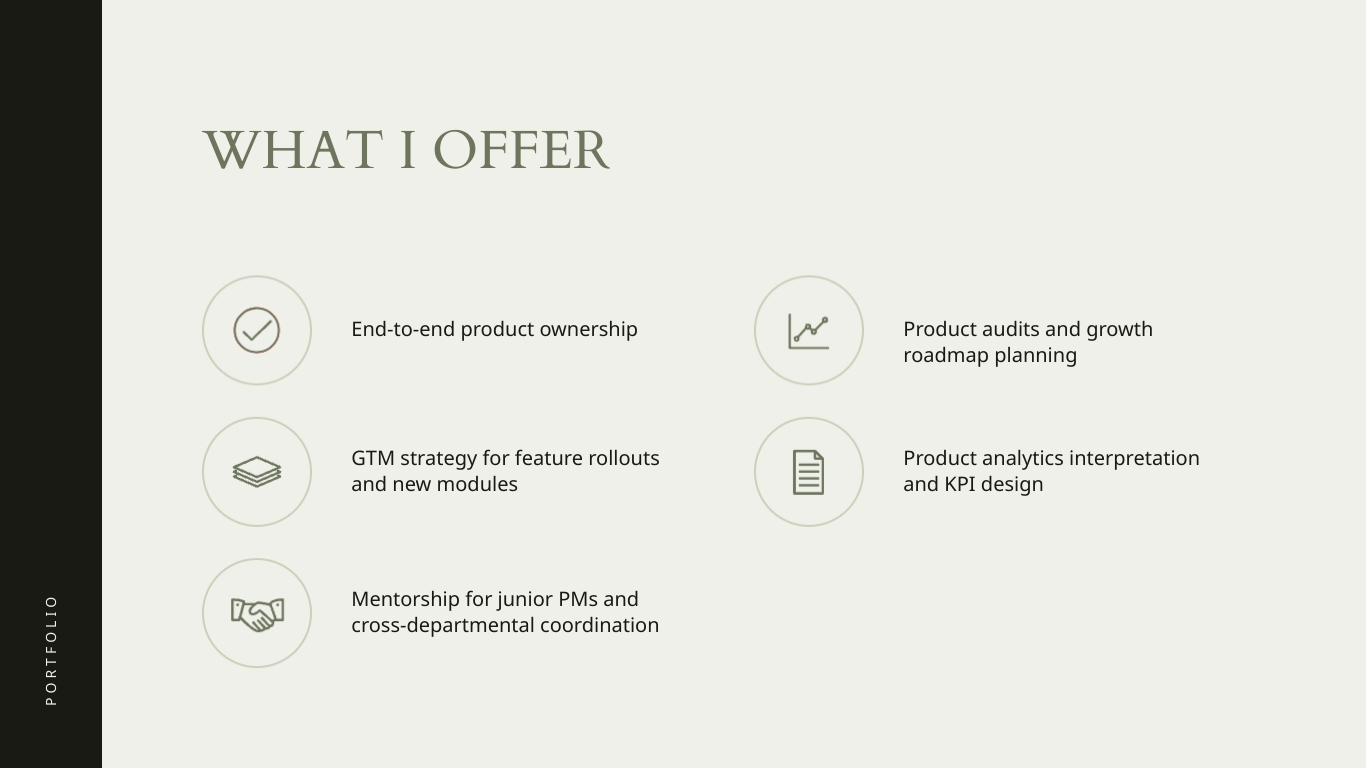 Product Manager Portfolio Presentation Template | Visme