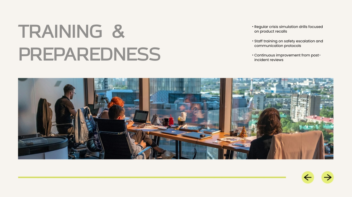 Product Recalls and Defects Crisis Management Plan Presentation ...