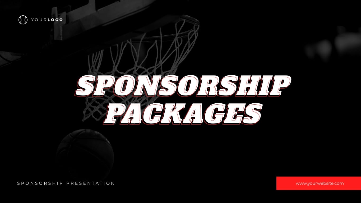 Professional Basketball Team Sponsorship Presentation Template | Visme