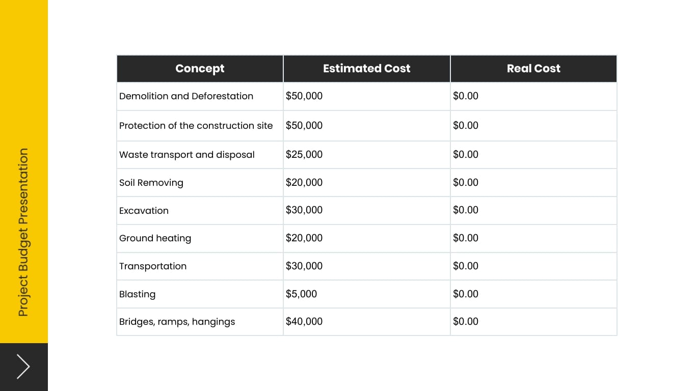 Project Budget Presentation Template | Visme