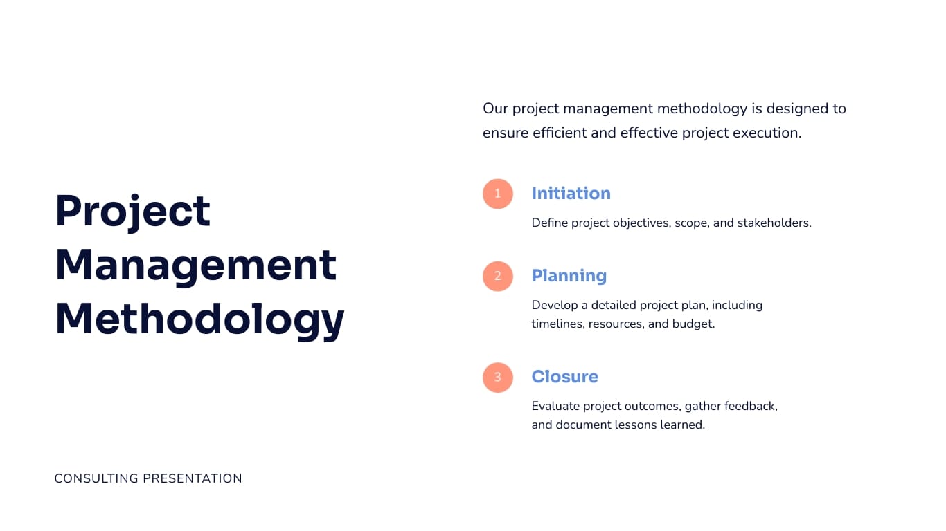 Project Consulting Presentation Template | Visme