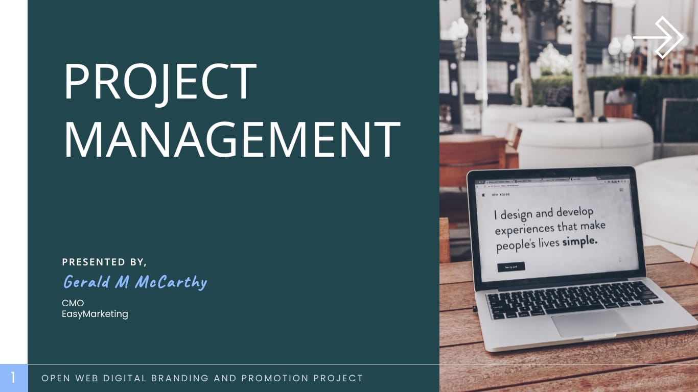 Project Management Presentation Template Visme Hot Picture