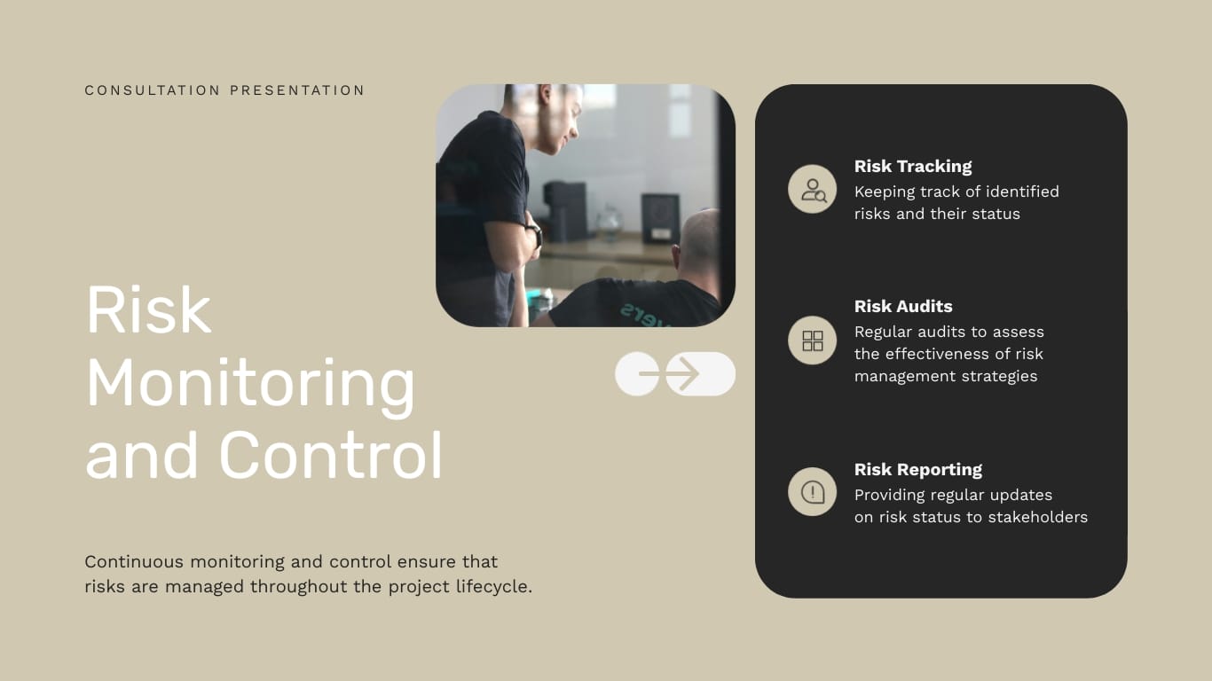 Project Risk Management Consultation Presentation Template | Visme