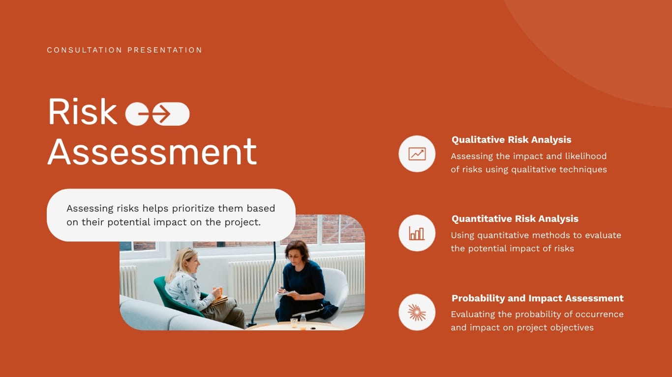 Project Risk Management Consultation Presentation Template | Visme