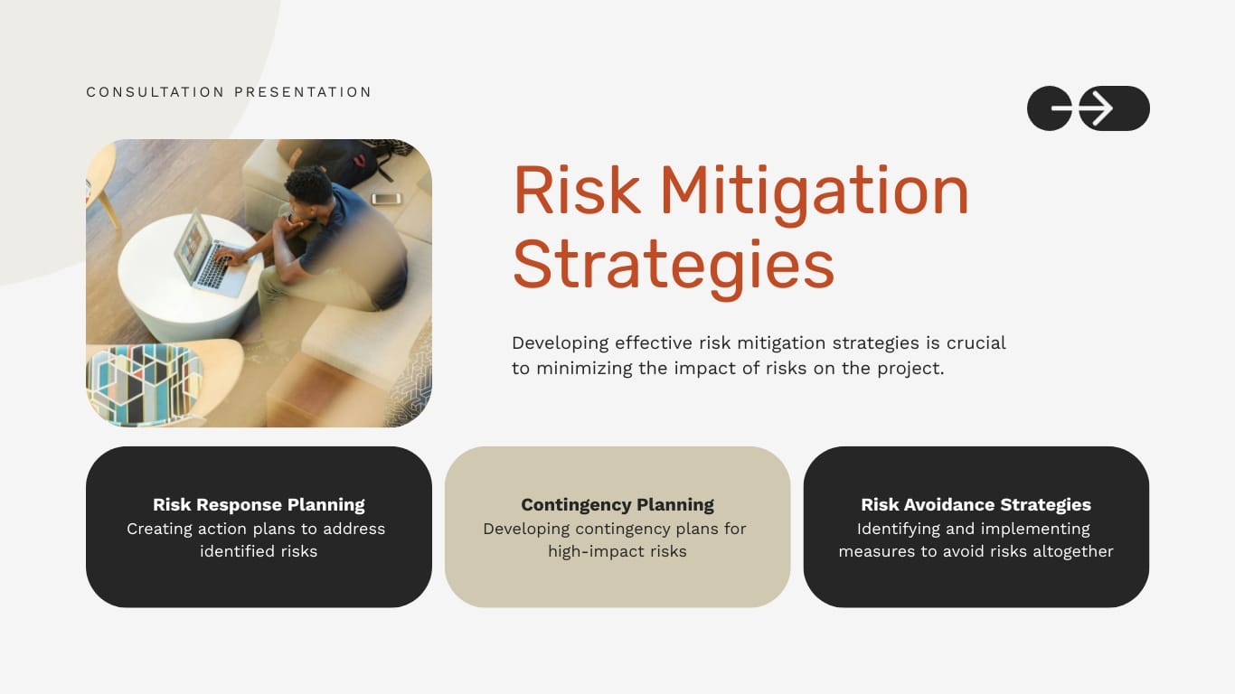 Project Risk Management Consultation Presentation Template | Visme