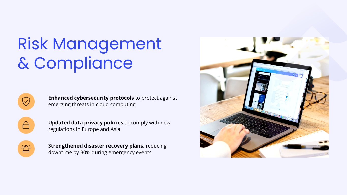 Quarterly Board Report Presentation Template | Visme