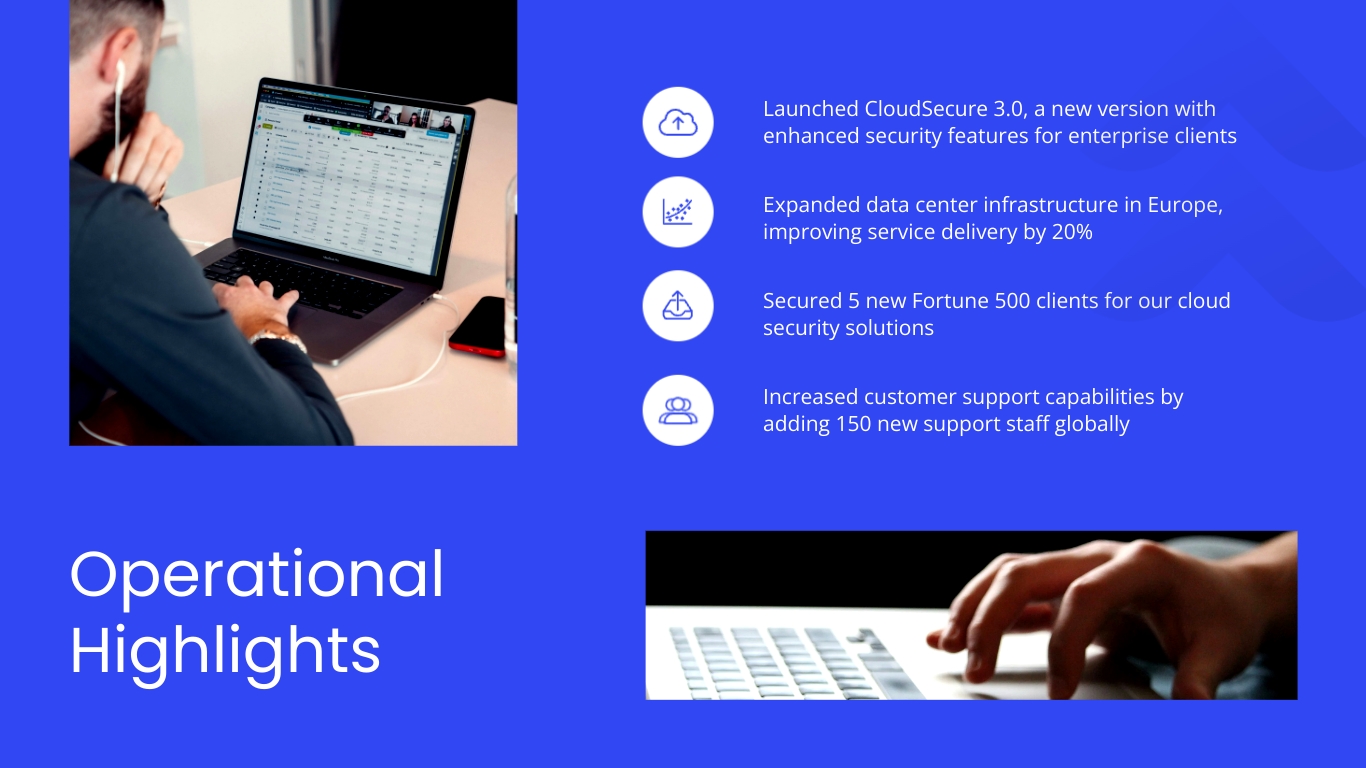 Quarterly Board Report Presentation Template | Visme