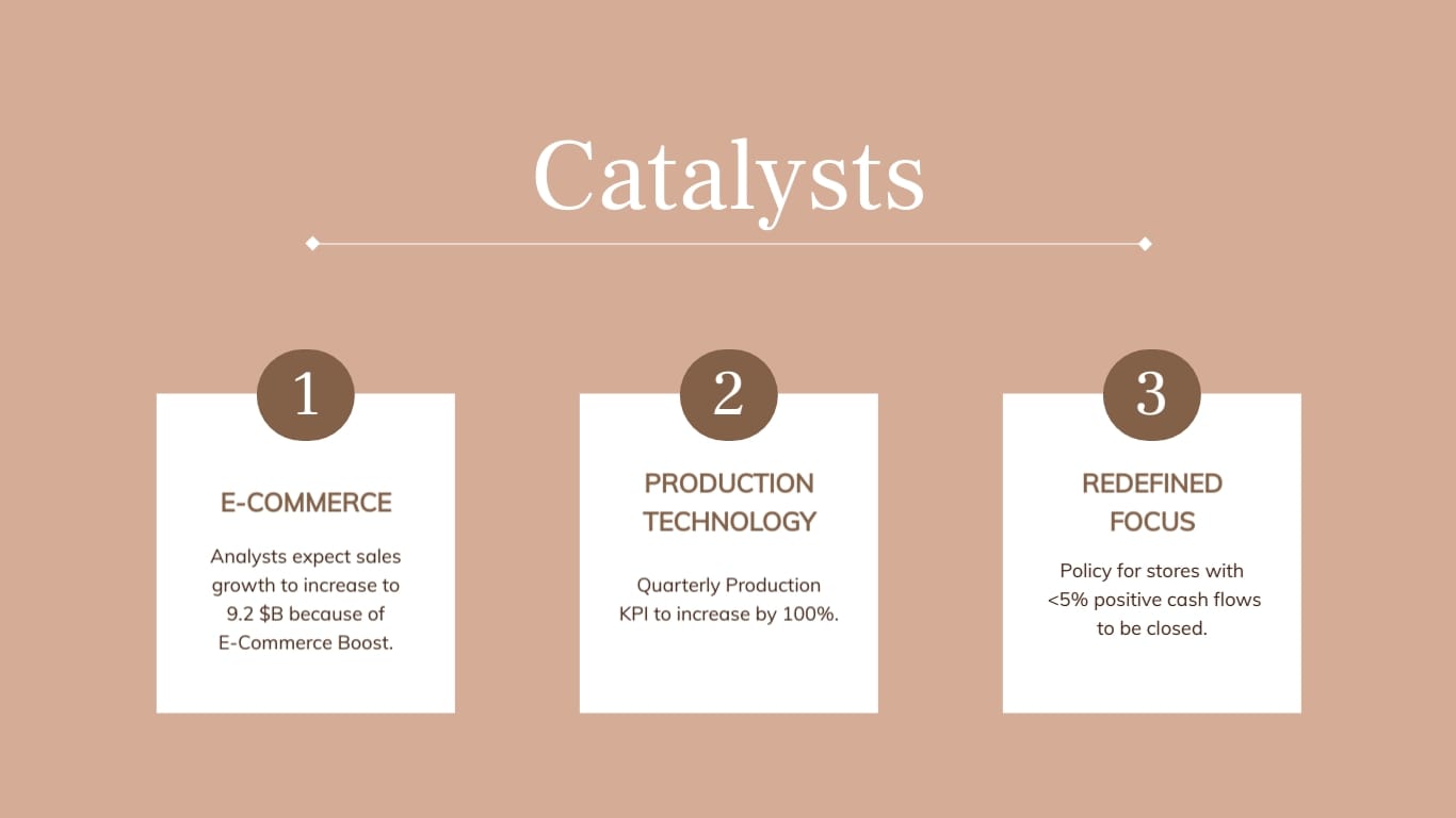Retail Stock Pitch Presentation Template | Visme