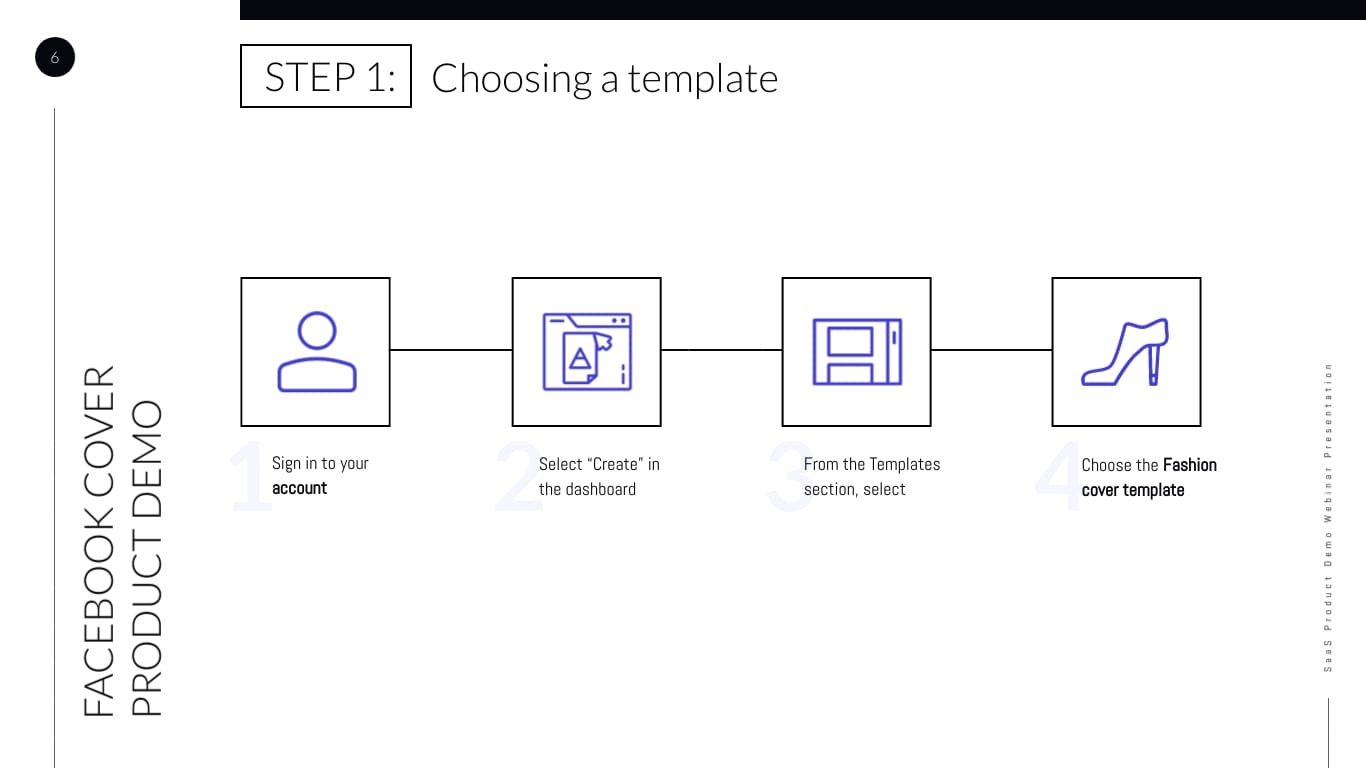 SaaS Product Demo Webinar Presentation Template | Visme