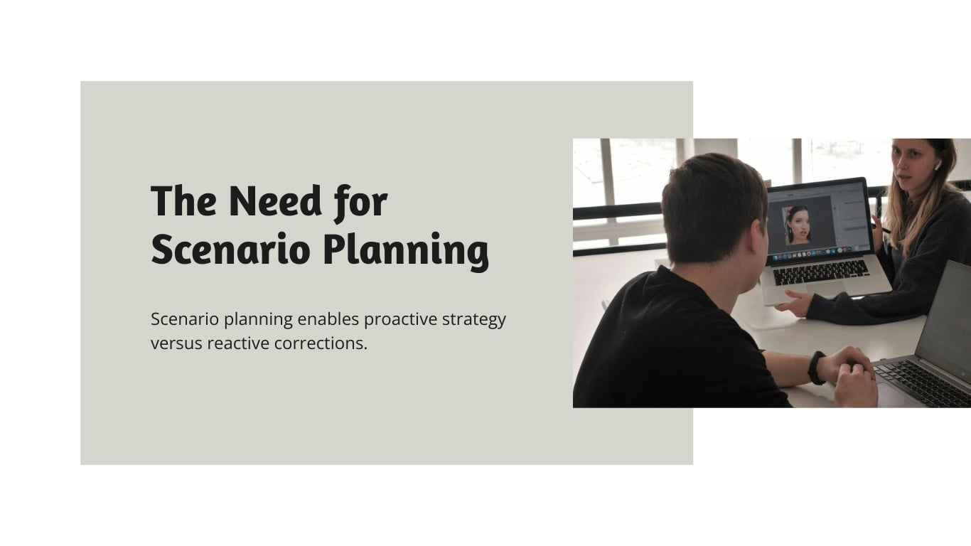 Scenario Planning Strategy Presentation Template | Visme