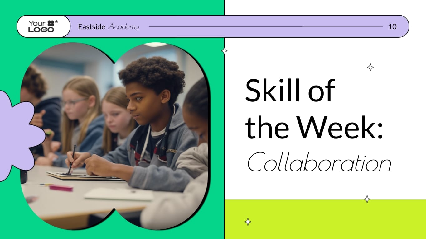 School Morning Meeting Slides Template | Visme