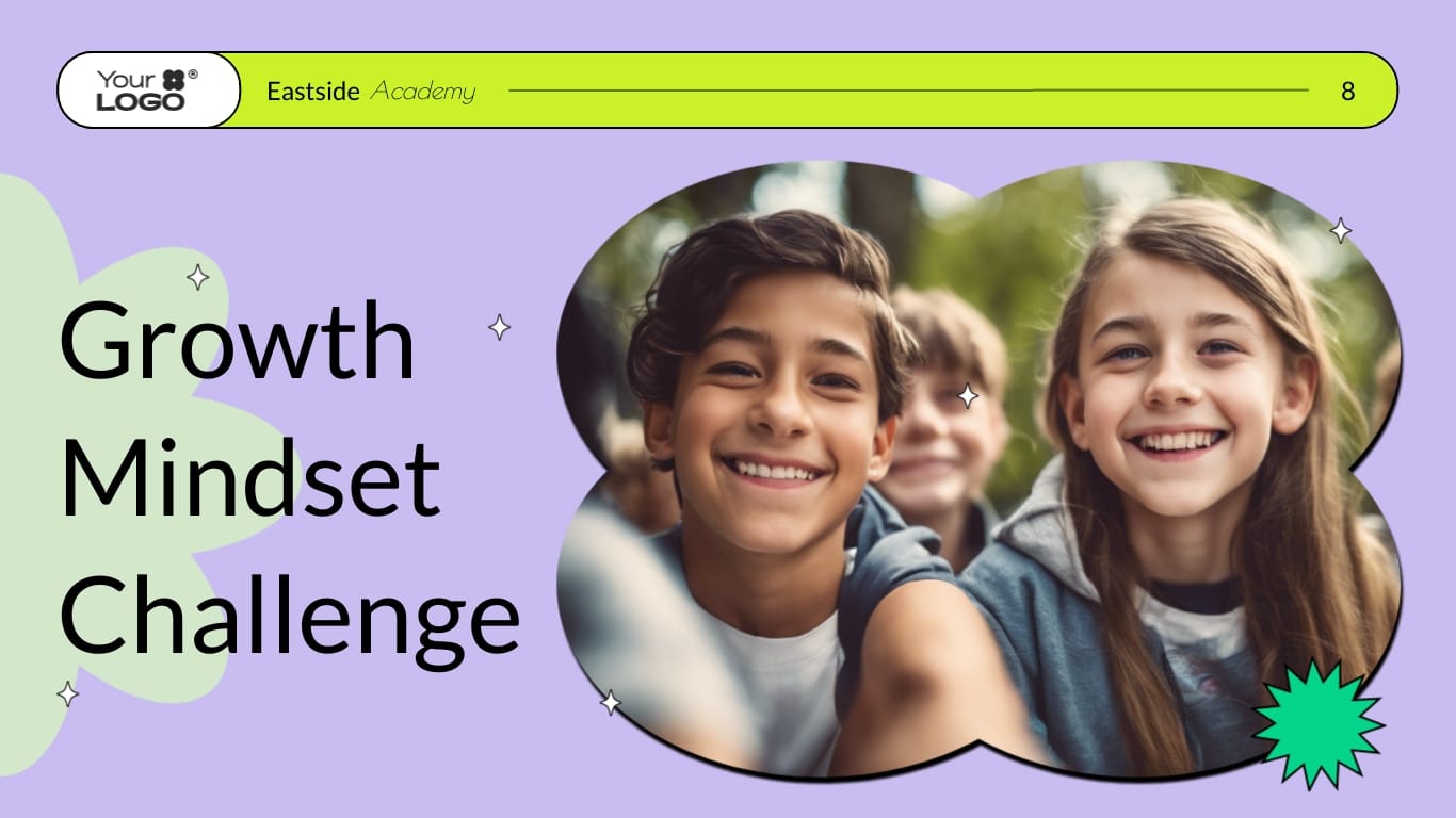 School Morning Meeting Slides Template | Visme