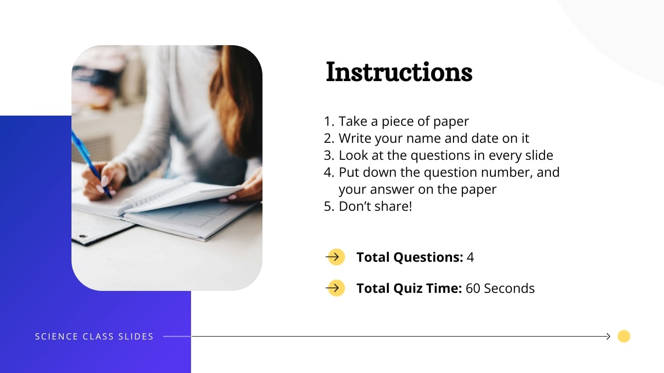 Science Class Slides Template | Visme