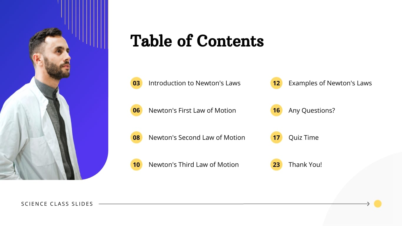 Science Class Slides Template | Visme