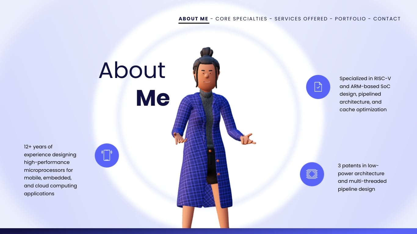 Senior Product Designer Portfolio Showcase Presentation Template | Visme