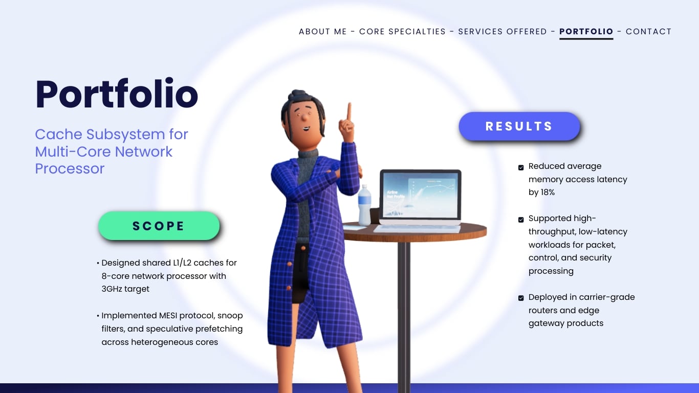 Senior Product Designer Portfolio Showcase Presentation Template | Visme