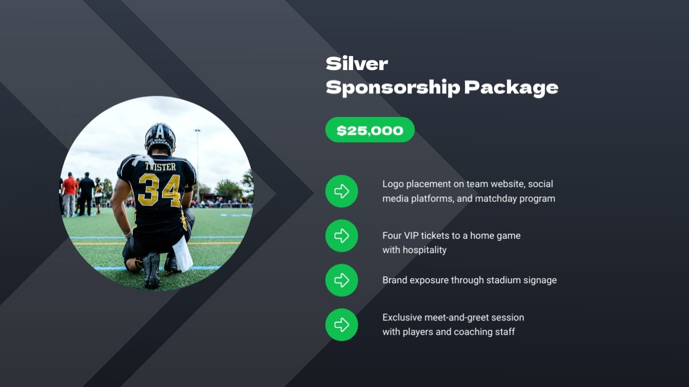 Simple Sports Sponsorship Presentation Template | Visme