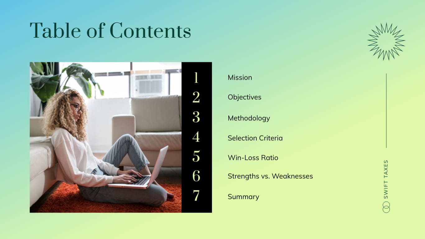 Simple Win-Loss Analysis Report Presentation Template | Visme