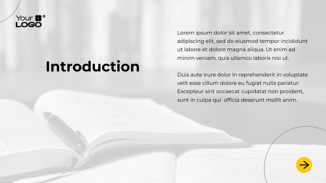 Sleek Book Report Presentation Template | Visme