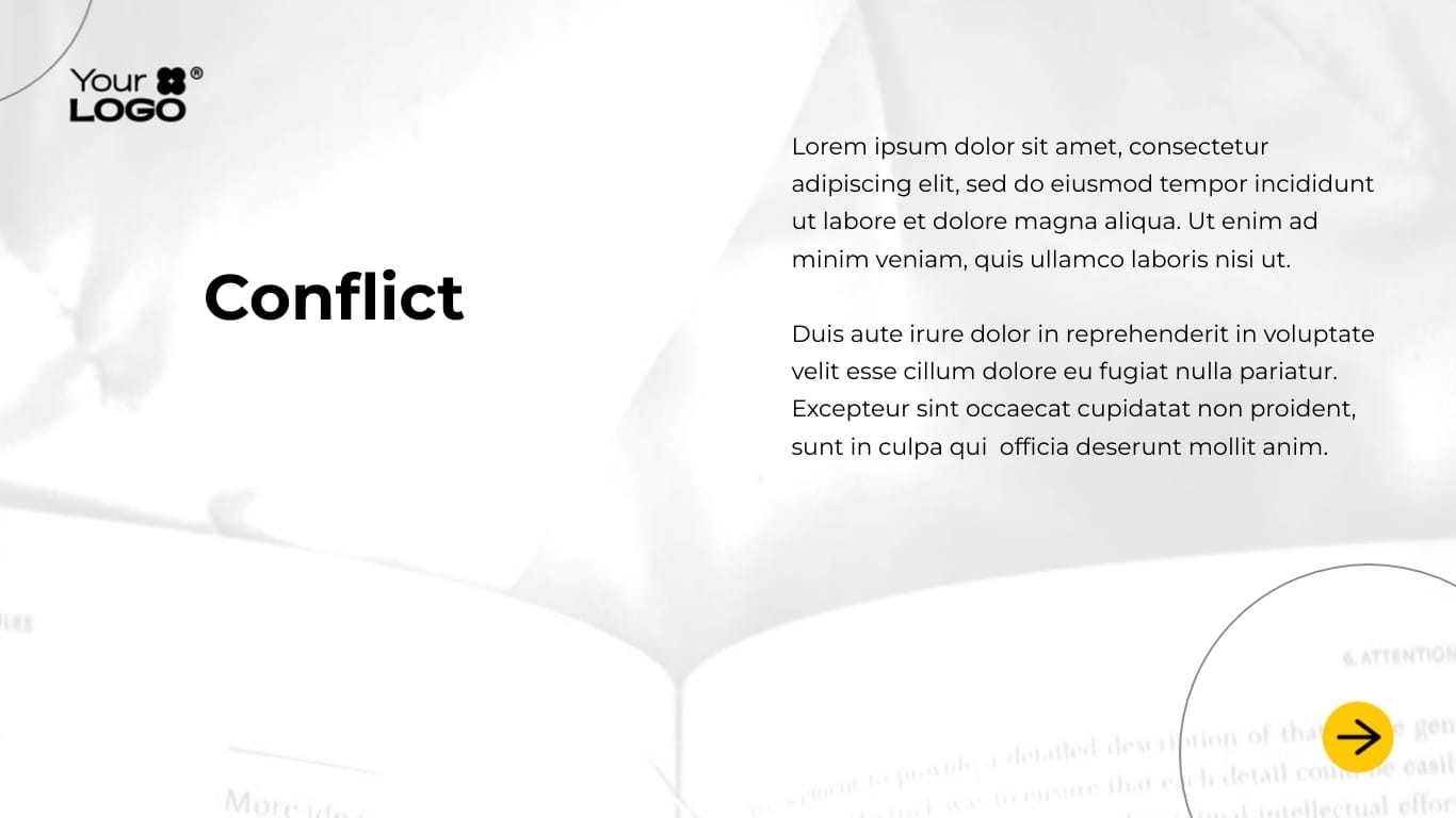 Sleek Book Report Presentation Template | Visme