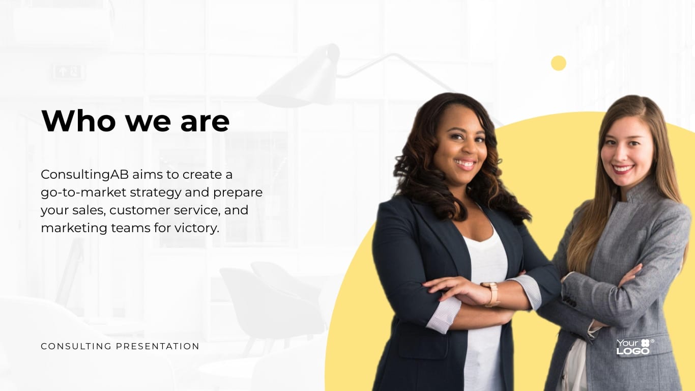 Consulting Pitch Deck Template | Visme