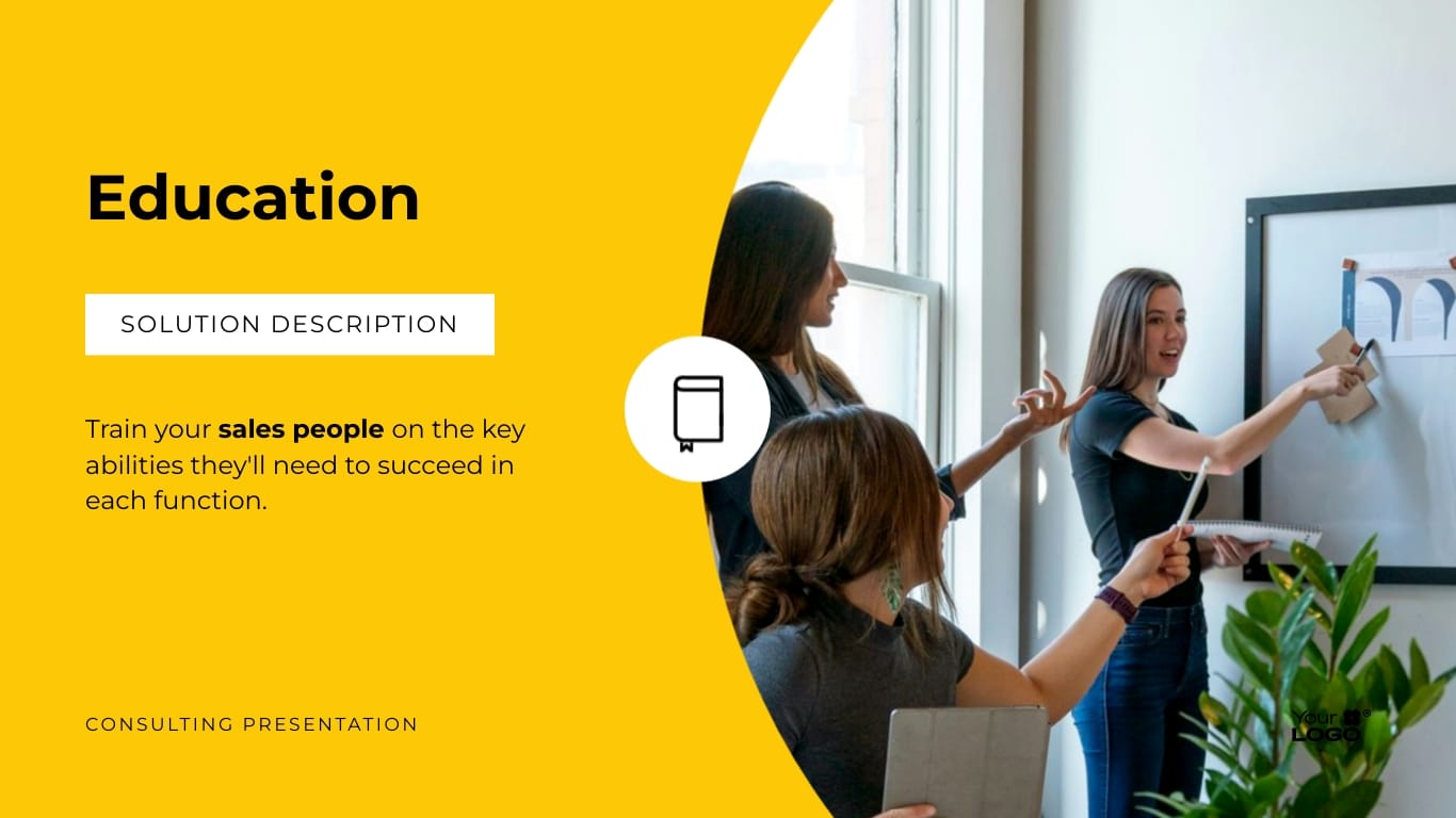 Consulting Pitch Deck Template | Visme