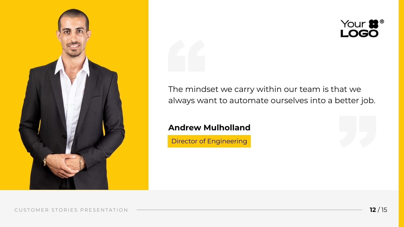 Customer Success Story Presentation Template | Visme