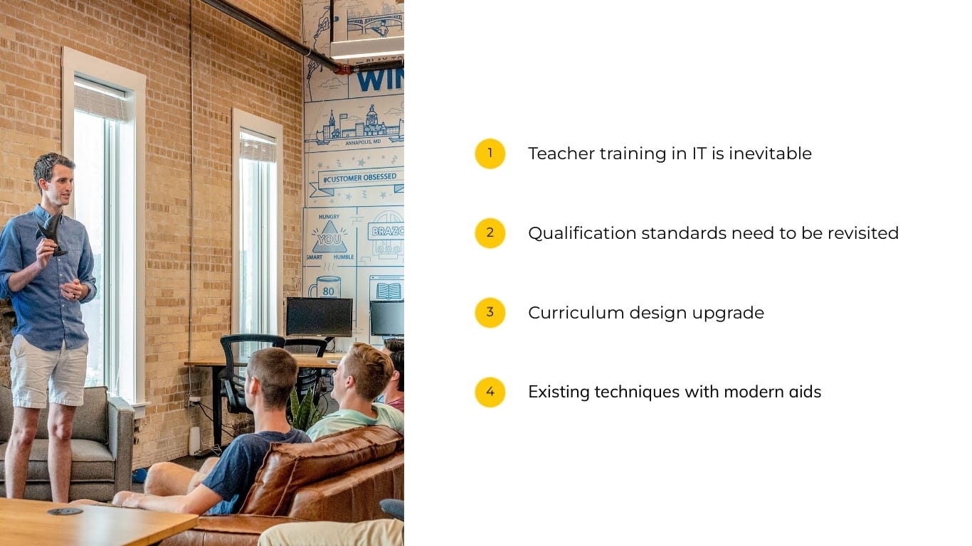 Sleek Digital Aids in Education Presentation Template | Visme