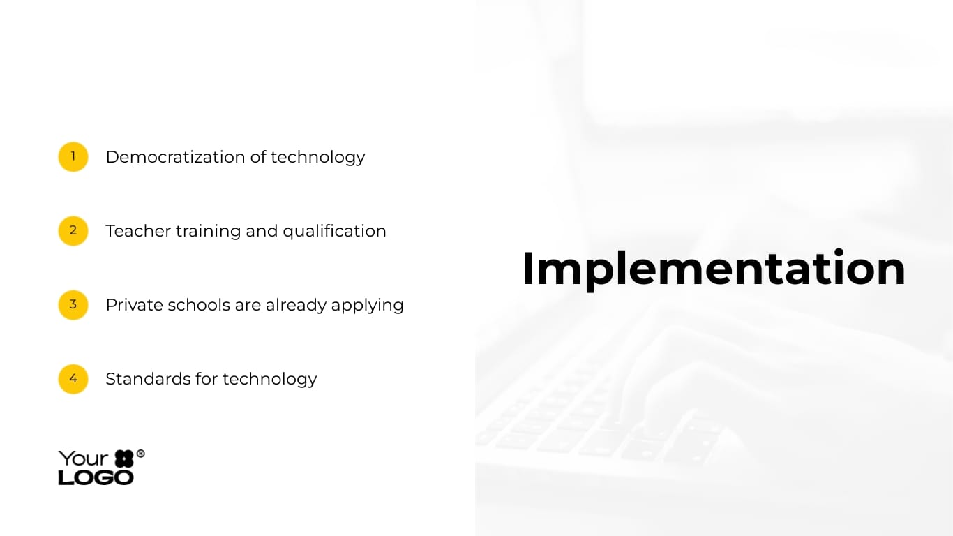 Sleek Digital Aids in Education Presentation Template | Visme