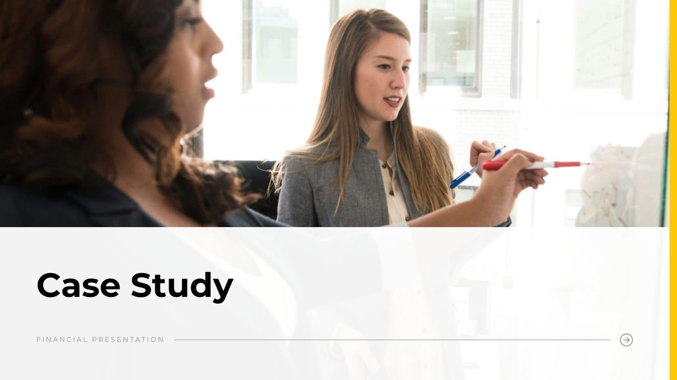 Sleek Financial Services Agency Presentation Template | Visme