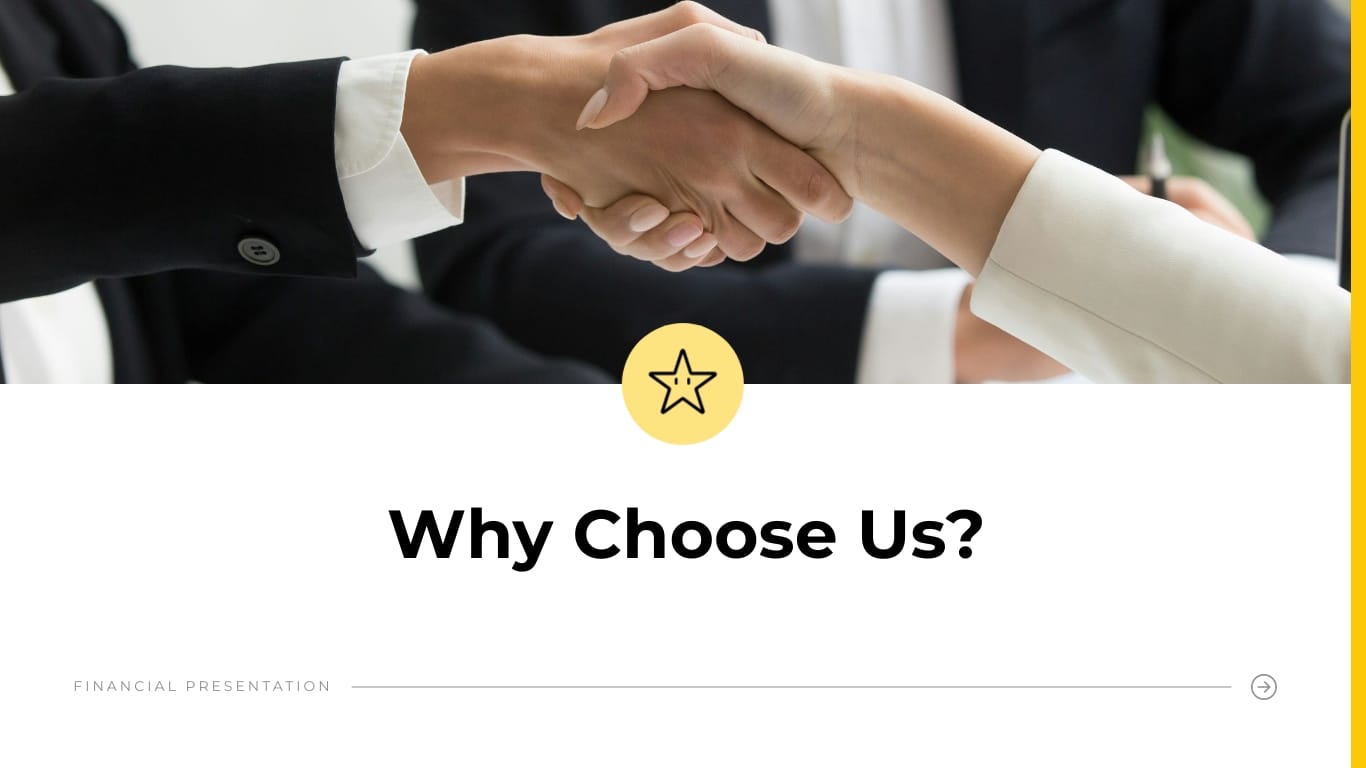 Sleek Financial Services Agency Presentation Template | Visme