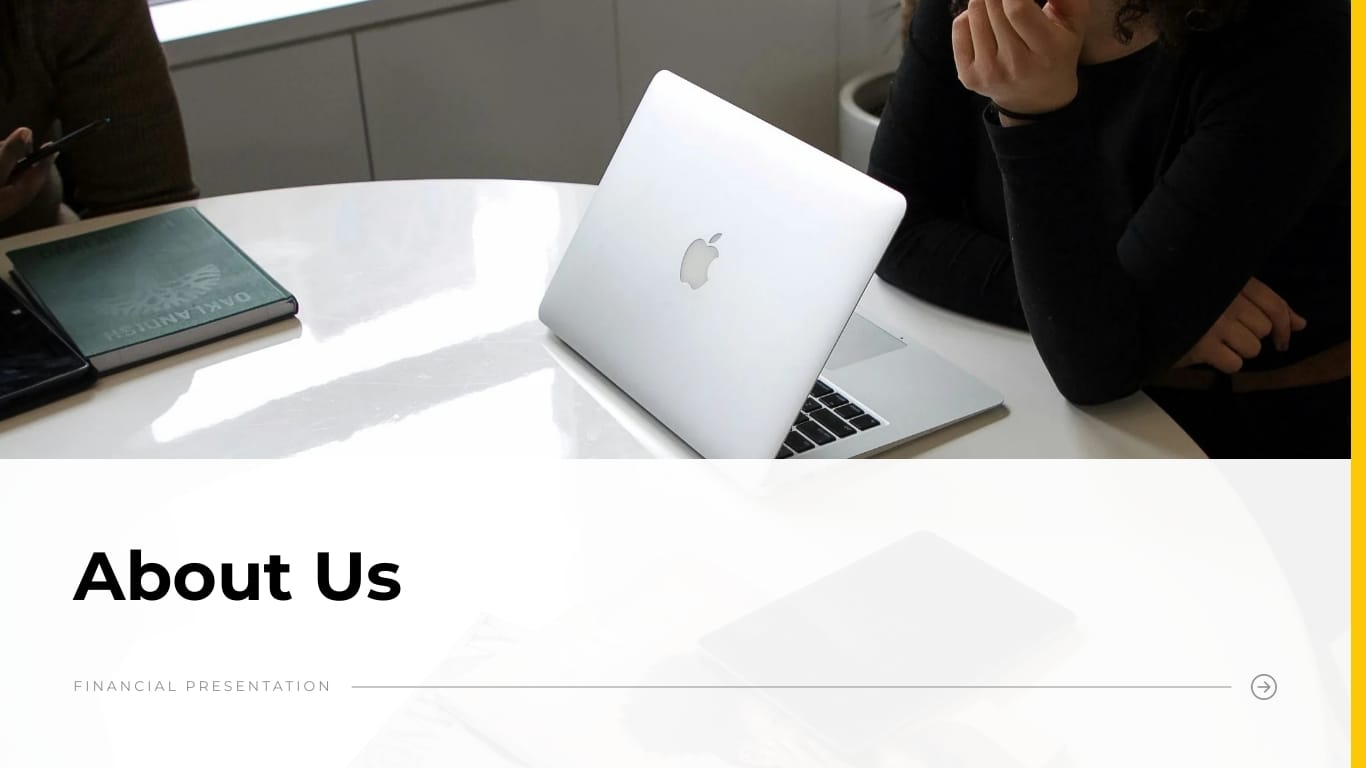 Sleek Financial Services Agency Presentation Template | Visme