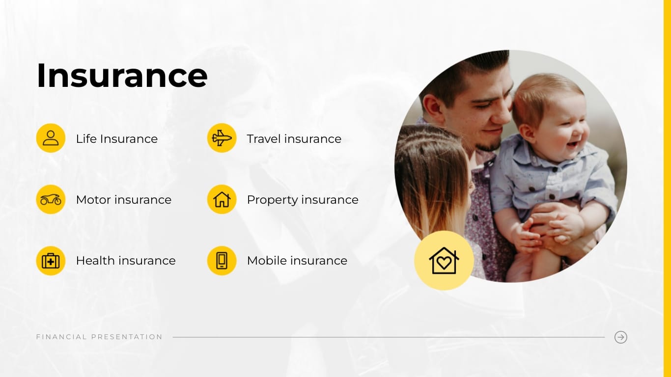 Sleek Financial Services Agency Presentation Template | Visme