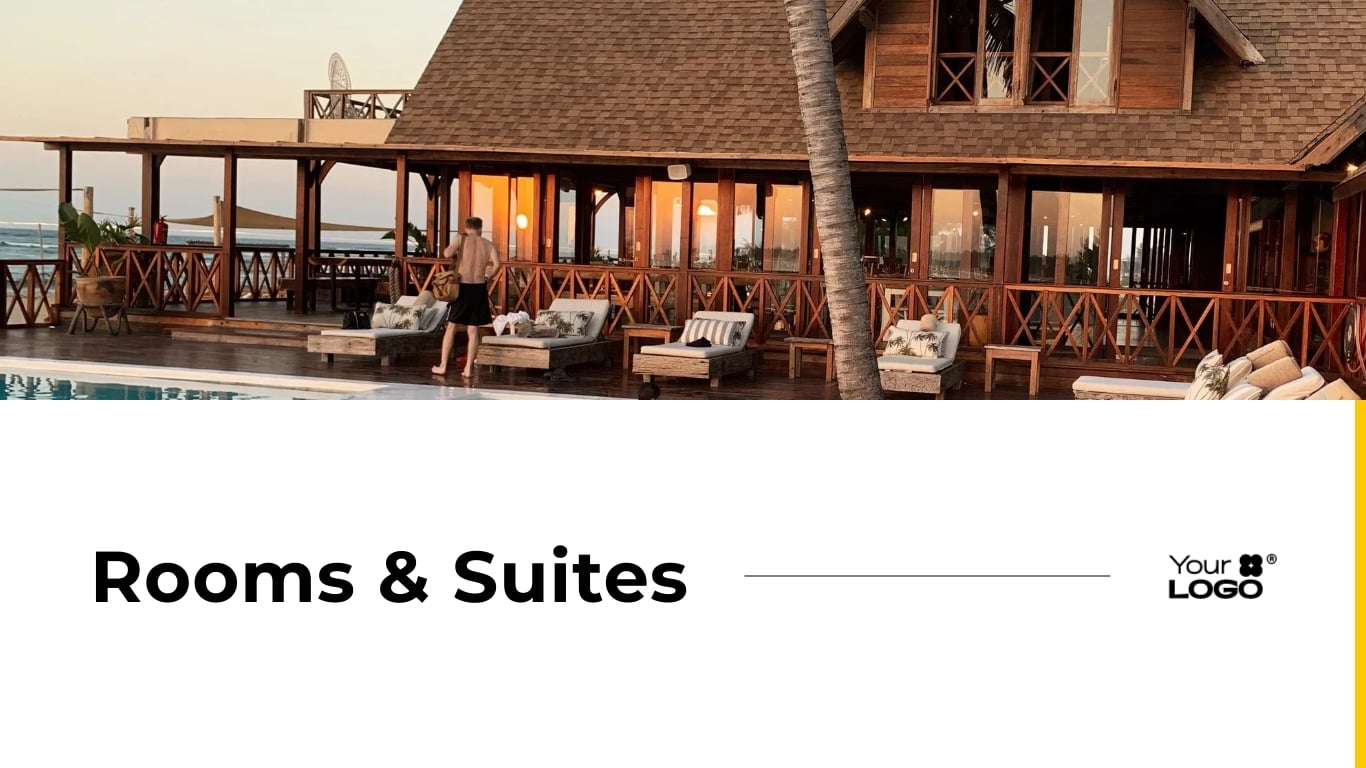 Sleek Hotel Event Management Presentation Template | Visme