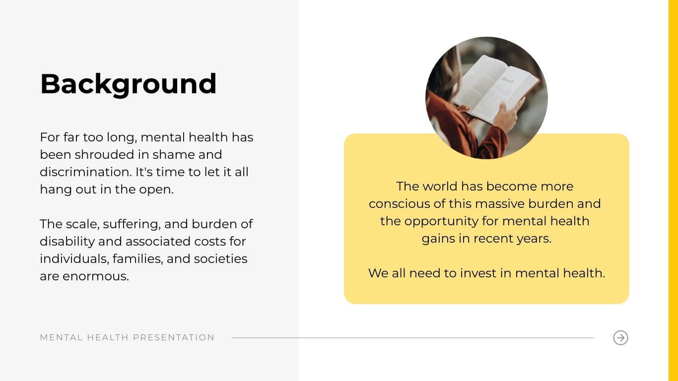 Mental Health Awareness Presentation Template | Visme