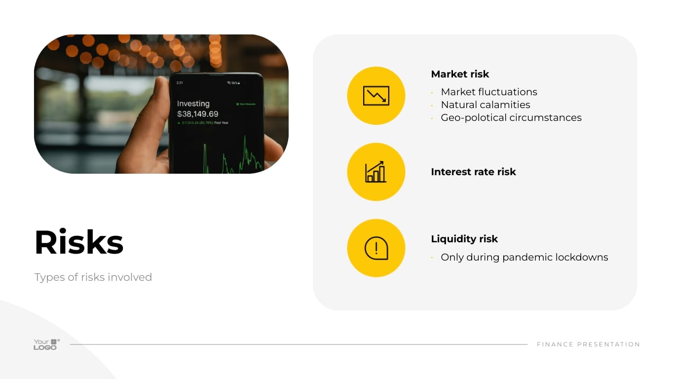 Sleek Mutual Funds Presentation Template | Visme