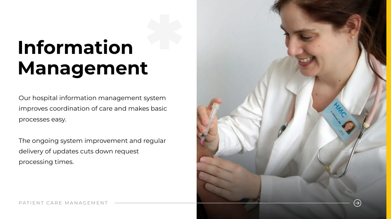 Patient Care Management System Presentation Template | Visme