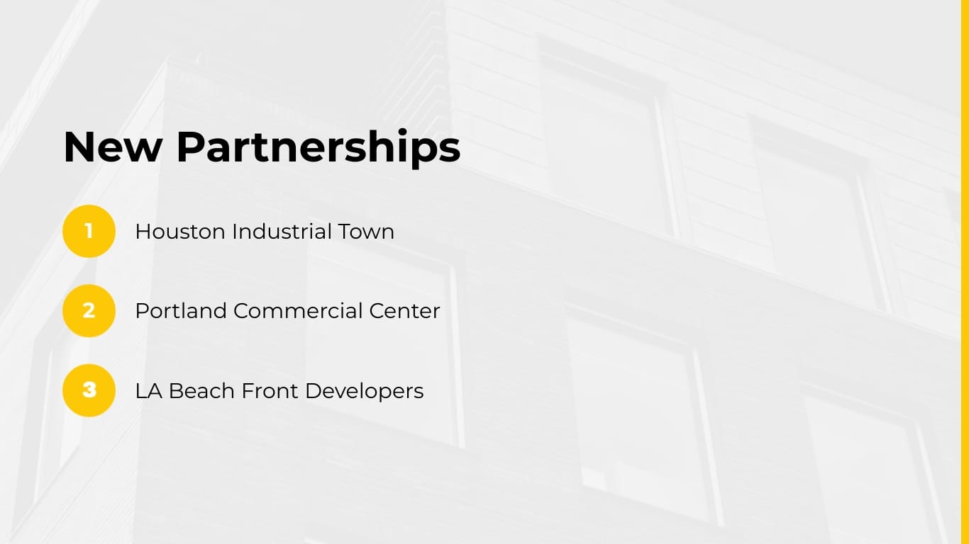 Sleek Real Estate Performance Update Presentation Template | Visme