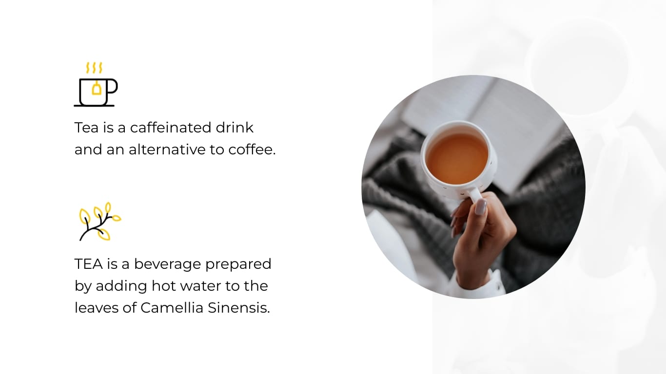 Sleek Tea Presentation Template | Visme