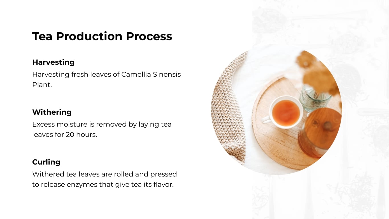 Sleek Tea Presentation Template | Visme