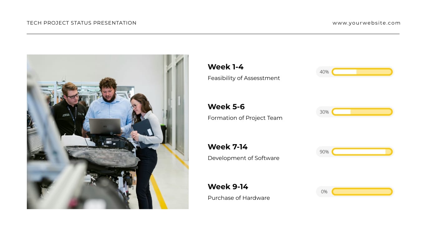 Consulting Project Slides Template | Visme