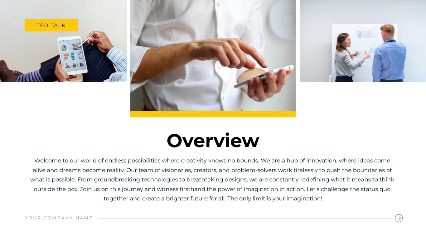 Ted Talk Presentation Slides Template | Visme